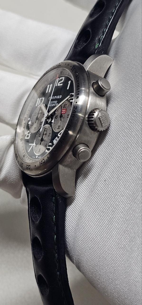 ( Sold ) Chopard Mille Miglia Titanium Speed British Racing Green ...