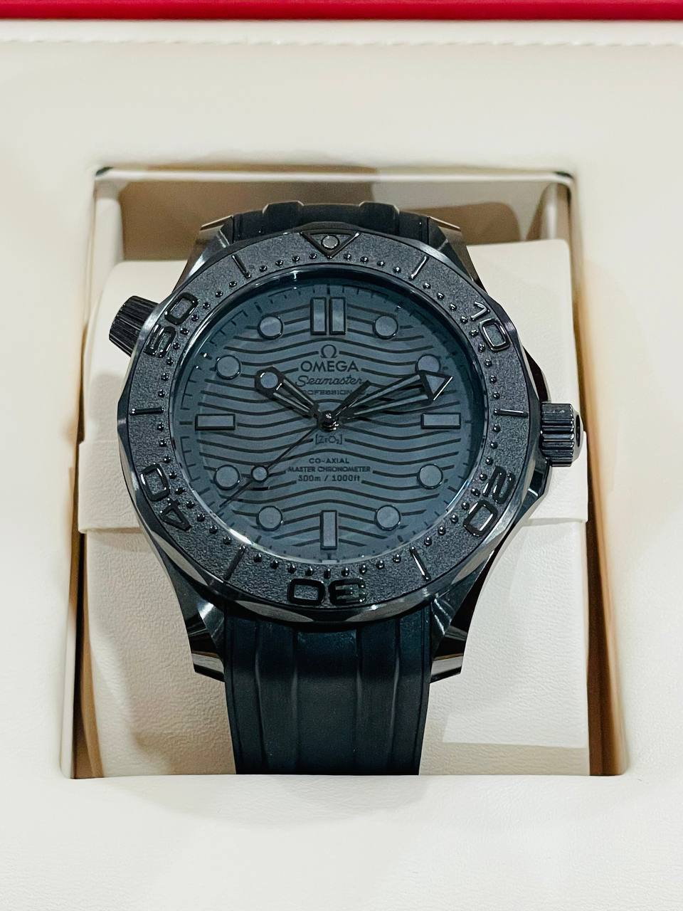 ( Sold )Omega Seamaster Black Ceramic Diver 300M Co-Axial Master ...