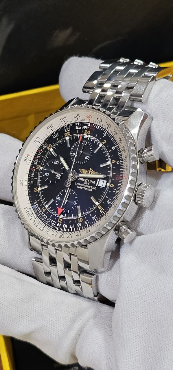 Breitling Navitimer 46 mm Pilot watch GMT A24322 – FWW – Fine Watch ...